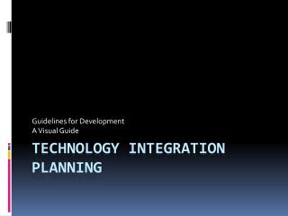 PPT - Technology Integration Planning PowerPoint Presentation, free ...