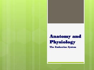 PPT - Anatomy and Physiology PowerPoint Presentation, free download ...