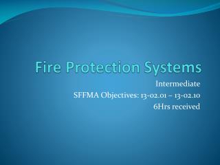 PPT - Fire Protection Systems PowerPoint Presentation, free download ...