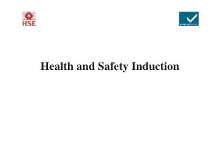 PPT - Health and Safety Induction PowerPoint Presentation, free ...