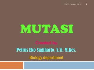 PPT - MUTASI PowerPoint Presentation, free download - ID:2171597