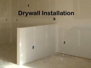 PPT - Drywall Installation PowerPoint Presentation, free download - ID ...