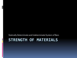 PPT - Strength of materials PowerPoint Presentation, free download - ID ...