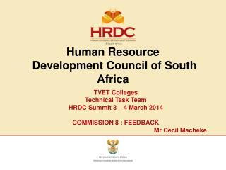 PPT - Human Resource Development Council of South Africa PowerPoint ...