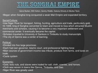 PPT - The Songhai Empire PowerPoint Presentation, free download - ID ...