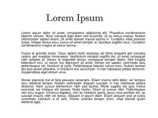 PPT - Lorem Ipsum PowerPoint Presentation, free download - ID:2256542