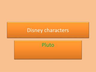 PPT - Disney characters PowerPoint Presentation, free download - ID:2268452