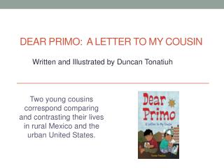 PPT - Dear Primo: a letter to my cousin PowerPoint Presentation, free ...