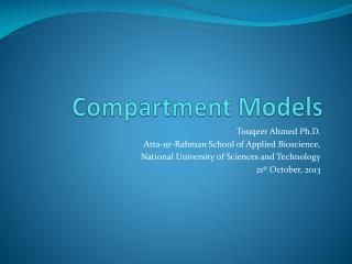 PPT - Compartment Models PowerPoint Presentation, free download - ID ...