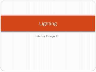 PPT - Lighting PowerPoint Presentation, free download - ID:2292482