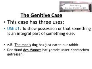 PPT - The Genitive Case PowerPoint Presentation, free download - ID:2297609