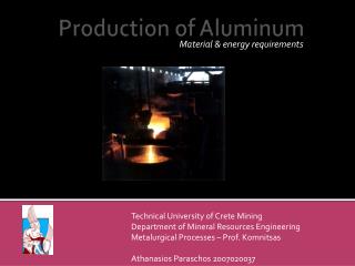 PPT - Production of Aluminum PowerPoint Presentation, free download ...