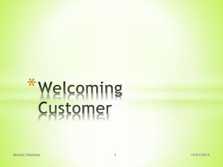PPT - Welcoming Customer PowerPoint Presentation, free download - ID ...