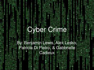 PPT - Cyber Crime PowerPoint Presentation, free download - ID:2387458