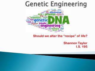 PPT - Genetic Engineering PowerPoint Presentation, free download - ID ...