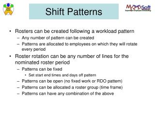 PPT - Shift Patterns PowerPoint Presentation, free download - ID:2399894