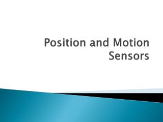 PPT - Position and Motion PowerPoint Presentation - ID:5915503