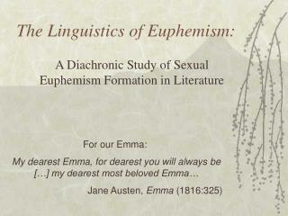 PPT - Euphemism PowerPoint Presentation - ID:2056831