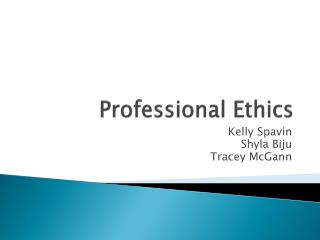 PPT - Professional Ethics PowerPoint Presentation, free download - ID ...