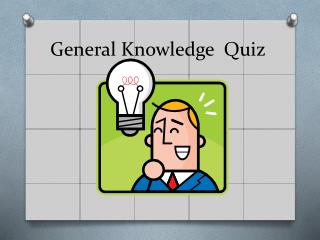 PPT - General Knowledge Quiz PowerPoint Presentation, free download ...