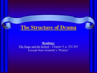 PPT - The Structure of Drama PowerPoint Presentation, free download ...