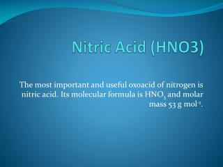 PPT - A.In dilute nitric acid, HNO3, copper metal dissolves according ...