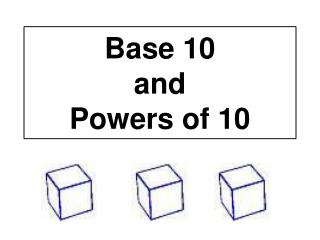 PPT - Base 10 and Powers of 10 PowerPoint Presentation, free download ...