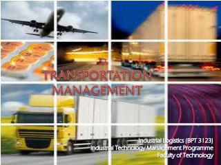 PPT - TRANSPORTATION MANAGEMENT PowerPoint Presentation, free download ...