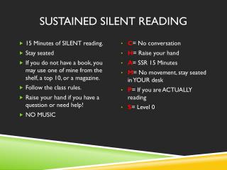 PPT - Sustained Silent Reading PowerPoint Presentation, free download ...