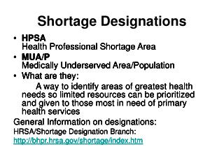 PPT - Shortage Annex PowerPoint Presentation - ID:2643928