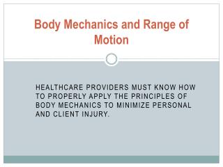 PPT - Standard protocols Safety Restraints Proper body mechanics Moving ...