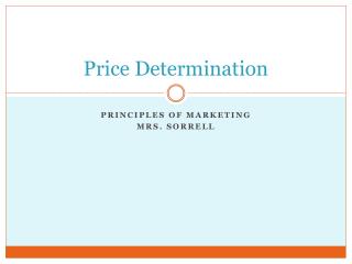 PPT - Price Determination PowerPoint Presentation, free download - ID ...