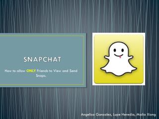 PPT - SNAPCHAT PowerPoint Presentation, free download - ID:2531587