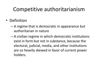 PPT - Authoritarianism PowerPoint Presentation - ID:1459860