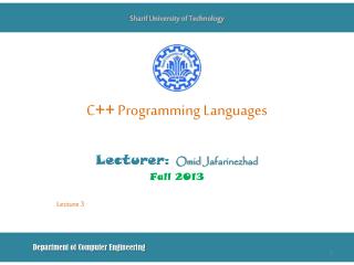 PPT - C ++ Programming Languages PowerPoint Presentation, free download ...