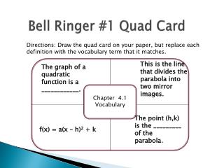 PPT - QIP Quad Chart Template - Description PowerPoint Presentation ...