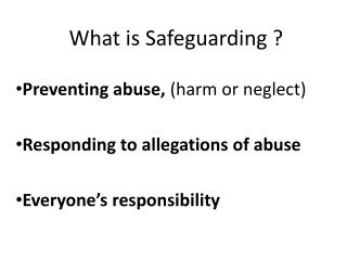 PPT - What is Safeguarding ? PowerPoint Presentation, free download ...