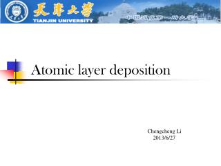 PPT - Atomic layer deposition PowerPoint Presentation, free download ...
