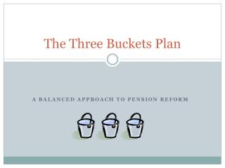 PPT - The Three Buckets Plan PowerPoint Presentation, free download ...