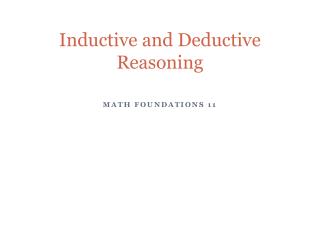 PPT - Deductive and Inductive Writing PowerPoint Presentation - ID:2022808