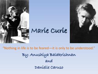 PPT - Marie Curie PowerPoint Presentation, free download - ID:2609540