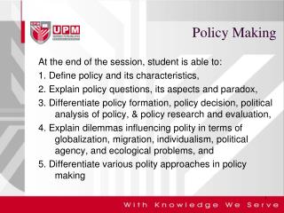 PPT - Policy Making PowerPoint Presentation, free download - ID:2623087