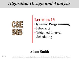 PPT - Algorithm Design and Analysis PowerPoint Presentation - ID:2663724