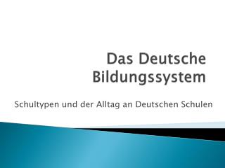 PPT - Das deutsche Schulsystem PowerPoint Presentation - ID:5621856