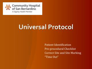 PPT - Universal Protocol PowerPoint Presentation, free download - ID ...