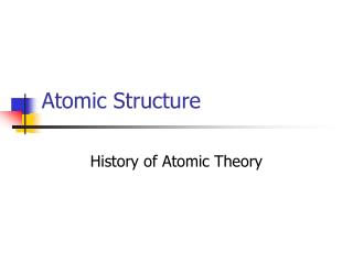 PPT - Atomic Structure PowerPoint Presentation, free download - ID:2711746
