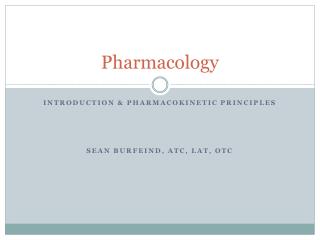 PPT - Pharmacology PowerPoint Presentation, free download - ID:2719003