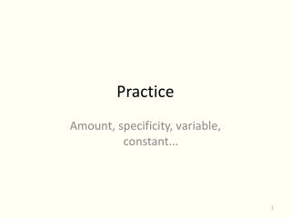 PPT - Practice PowerPoint Presentation, free download - ID:2725550