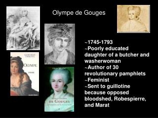 PPT - Olympe de Gouges PowerPoint Presentation - ID:2785833