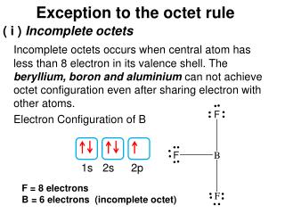 PPT - Exception to the octet rule PowerPoint Presentation, free ...